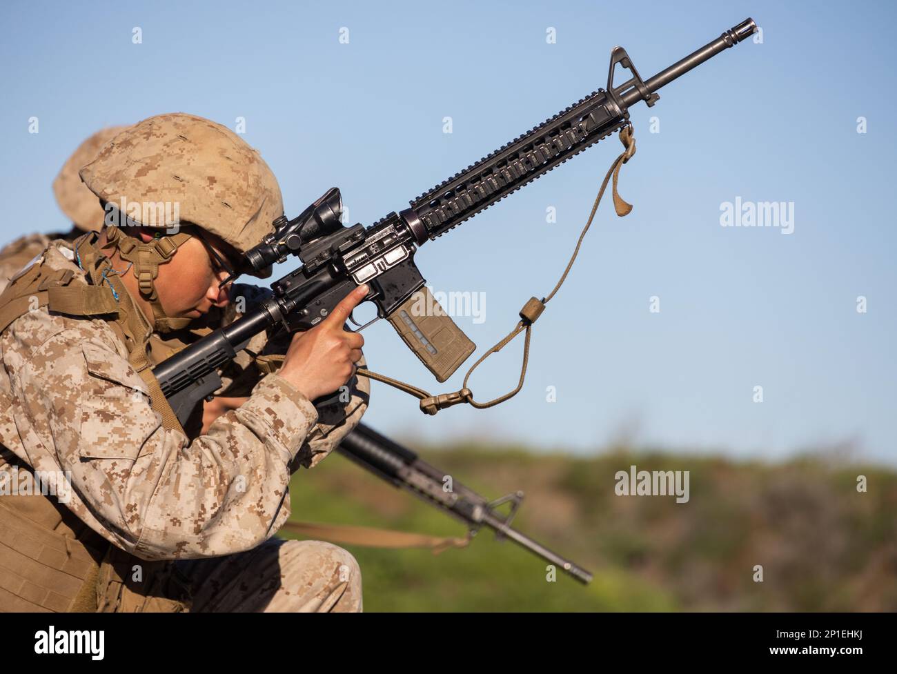 U.S. Marine Corps Recruit Jospeh R. Granillo with Delta Company, 1st ...