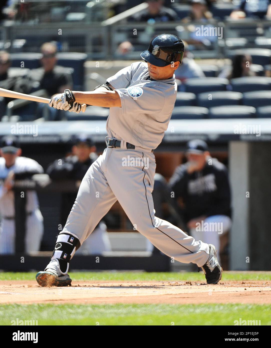 Seattle Mariners Outfielder Norichika Aoki 8 During Game Against The