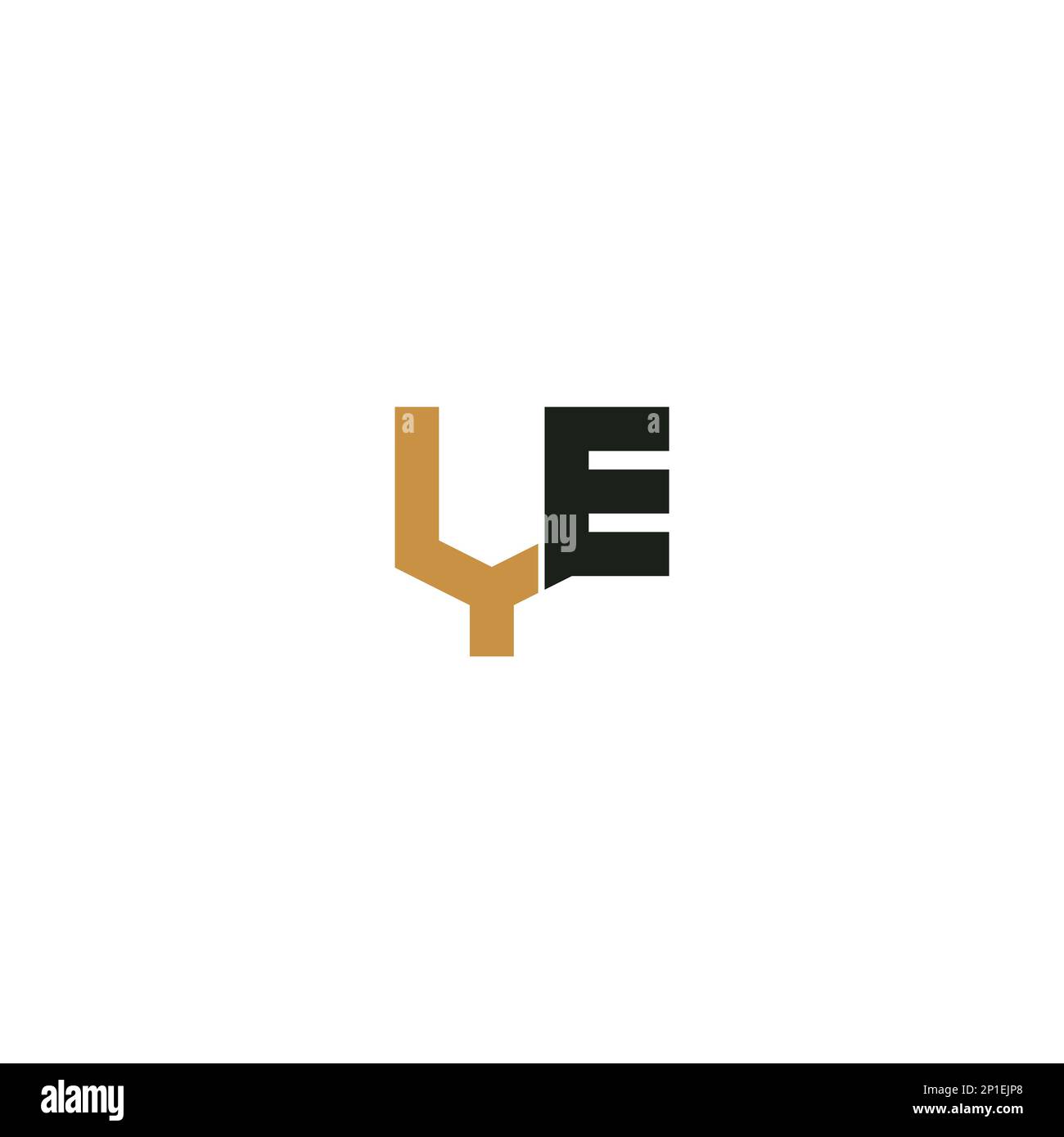 Alphabet letters Initials Monogram logo EY, YE, E and Y Stock Vector ...