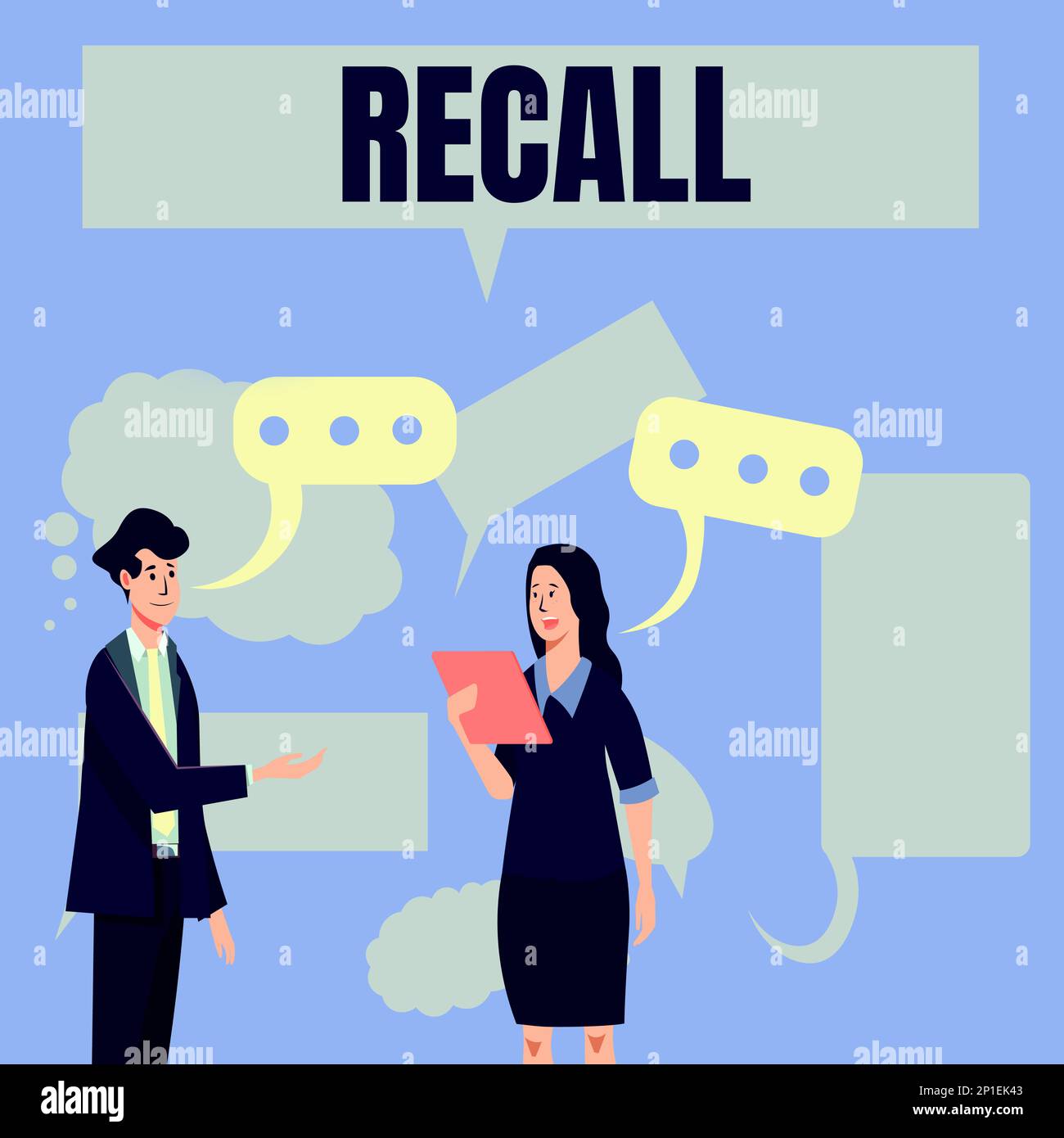 Conceptual caption Recall. Business idea bring fact event or situation ...