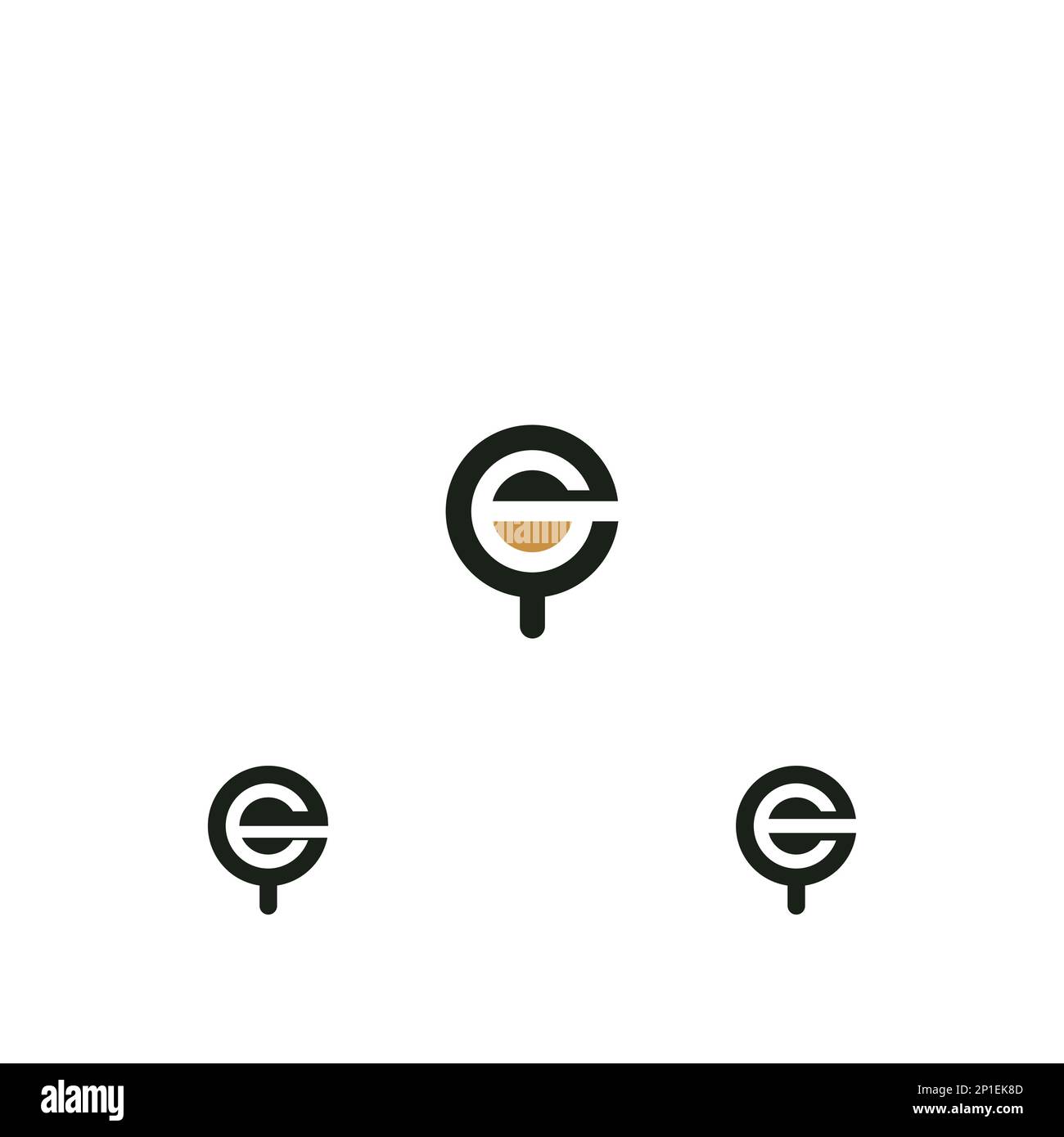 Alphabet letters Initials Monogram logo EY, YE, E and Y Stock Vector ...