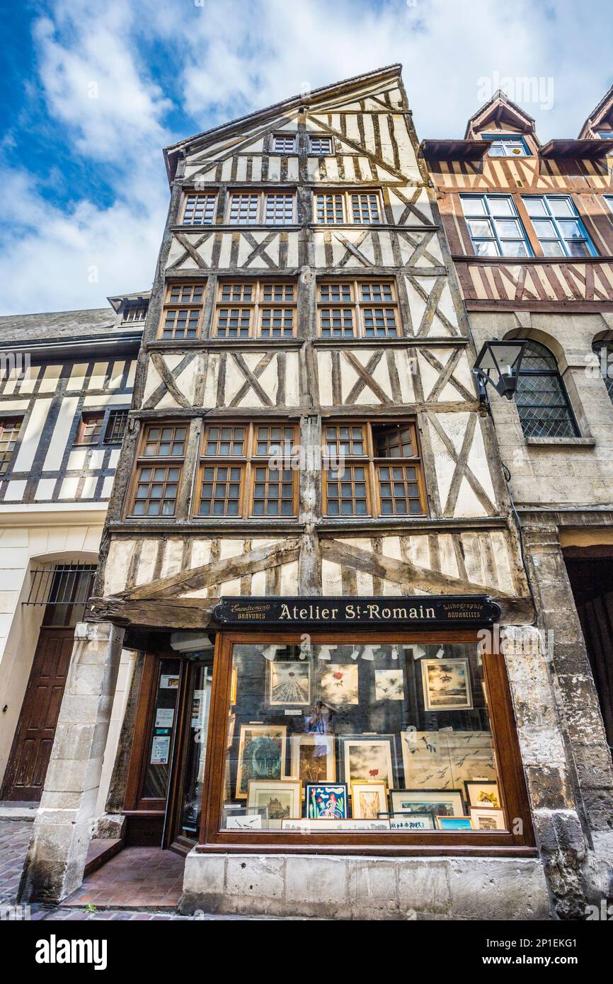 Medieval houses rouen hi-res stock photography and images - Alamy