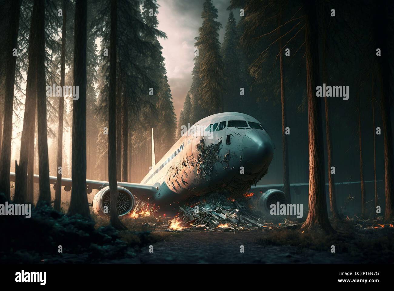Plane crash aviation accident airplane hi-res stock photography and ...