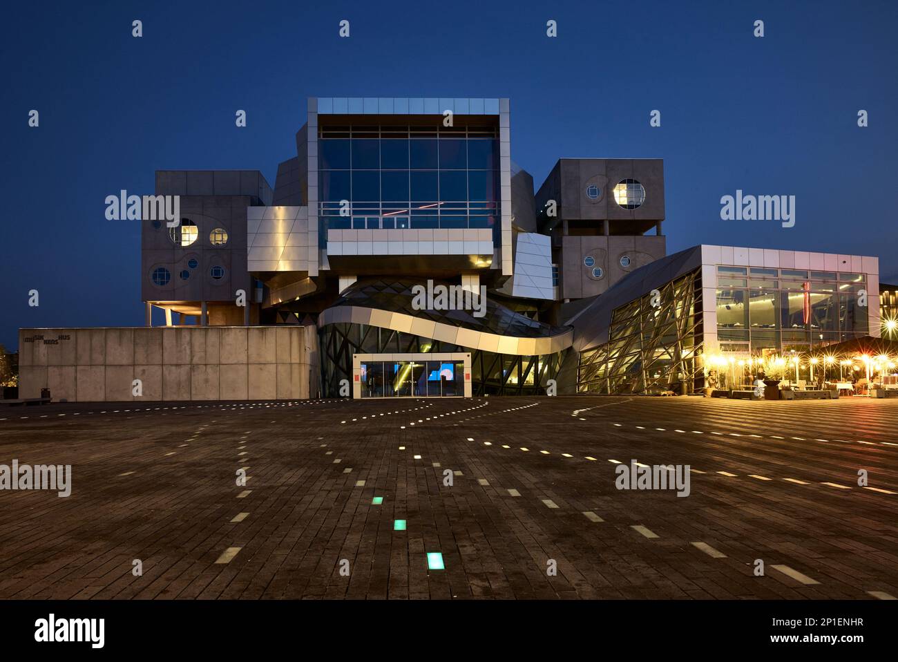 Aalborg Haus der Musik Musikkenshus Stock Photo - Alamy
