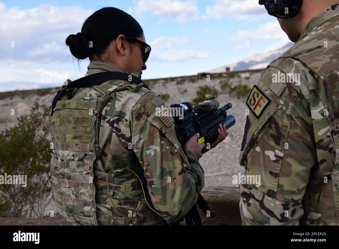 The 926th Security Forces Squadron holds a weaponse training course for ...