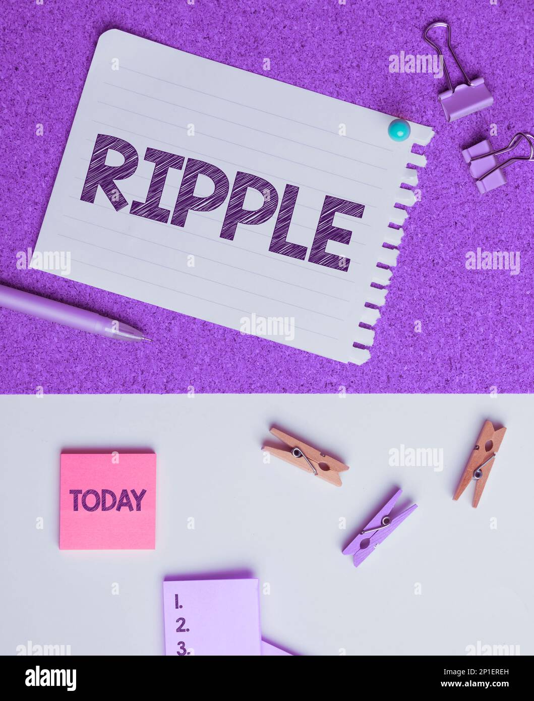 Sign displaying Ripple. Business overview small wave or series of them ...