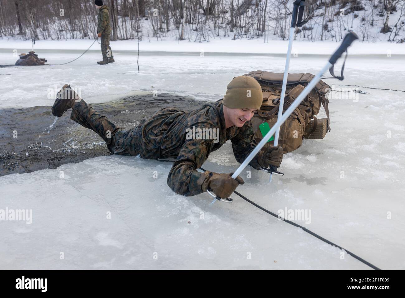 U.S. Marine Corps Cpl. Benjamin Roberson, a motor vehicle operator with ...