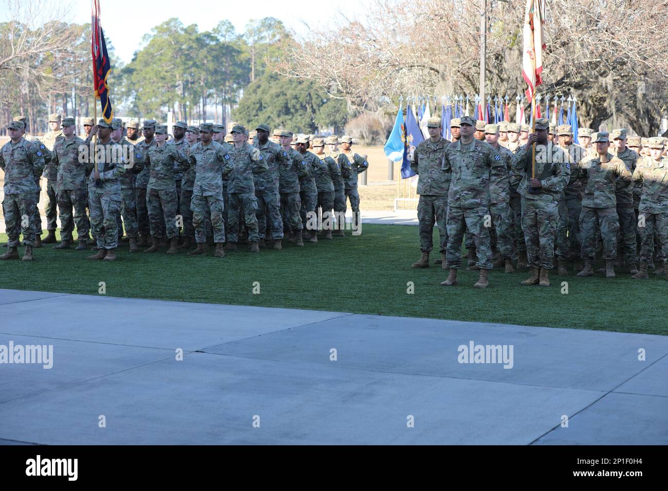 U.S. Army Soldiers assigned to the 3rd Division Sustainment Brigade ...
