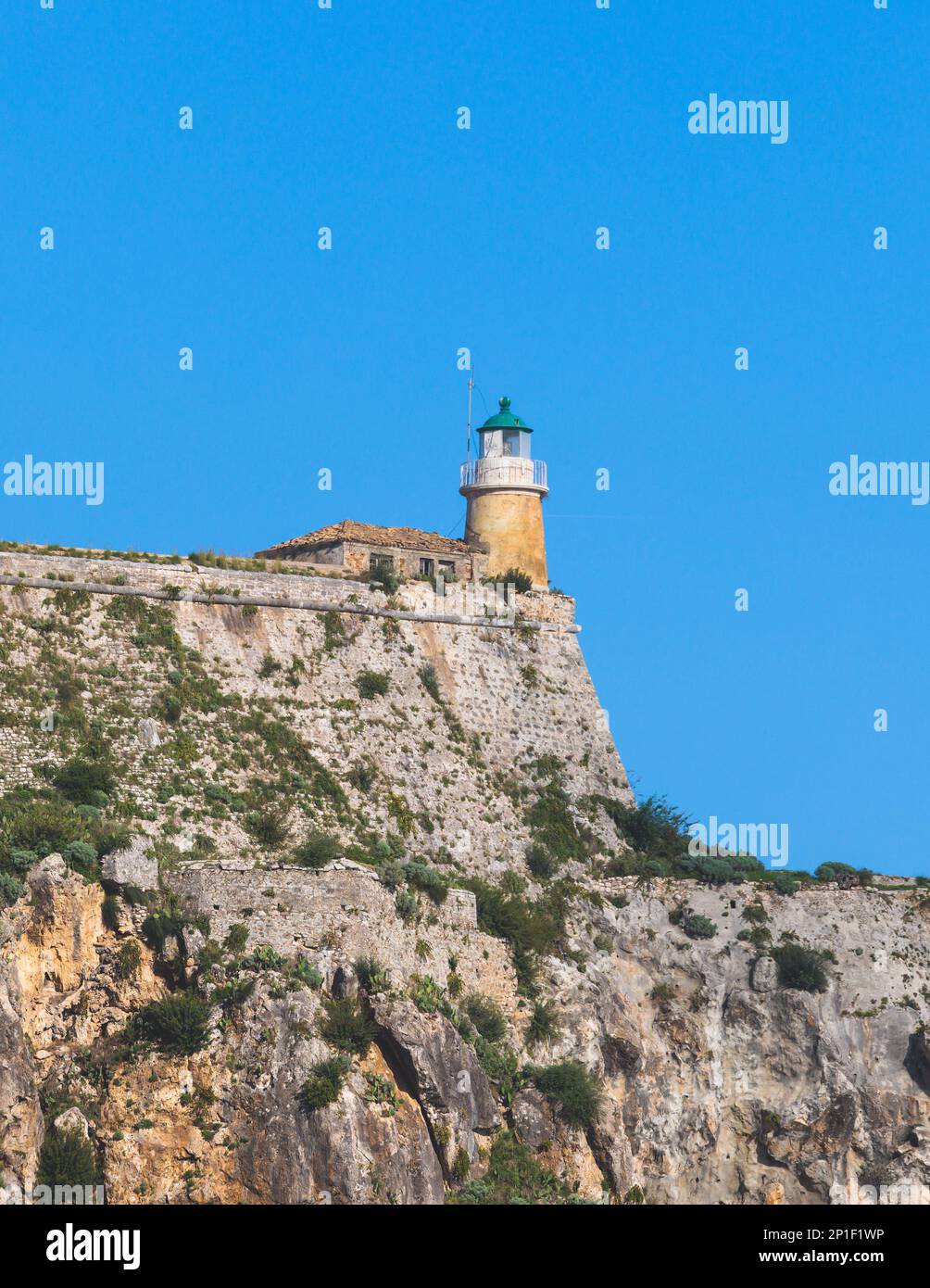 View of Old Venetian Fortress of Corfu, Palaio Frourio, Kerkyra old ...