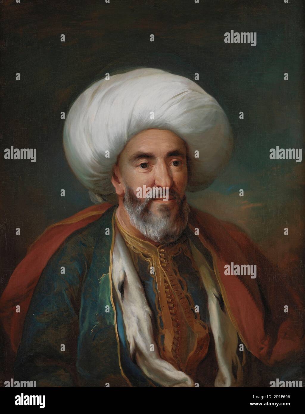 Portrait of Mahmud Agas, Ambassador of Tripolis, 1757 Stock Photo - Alamy