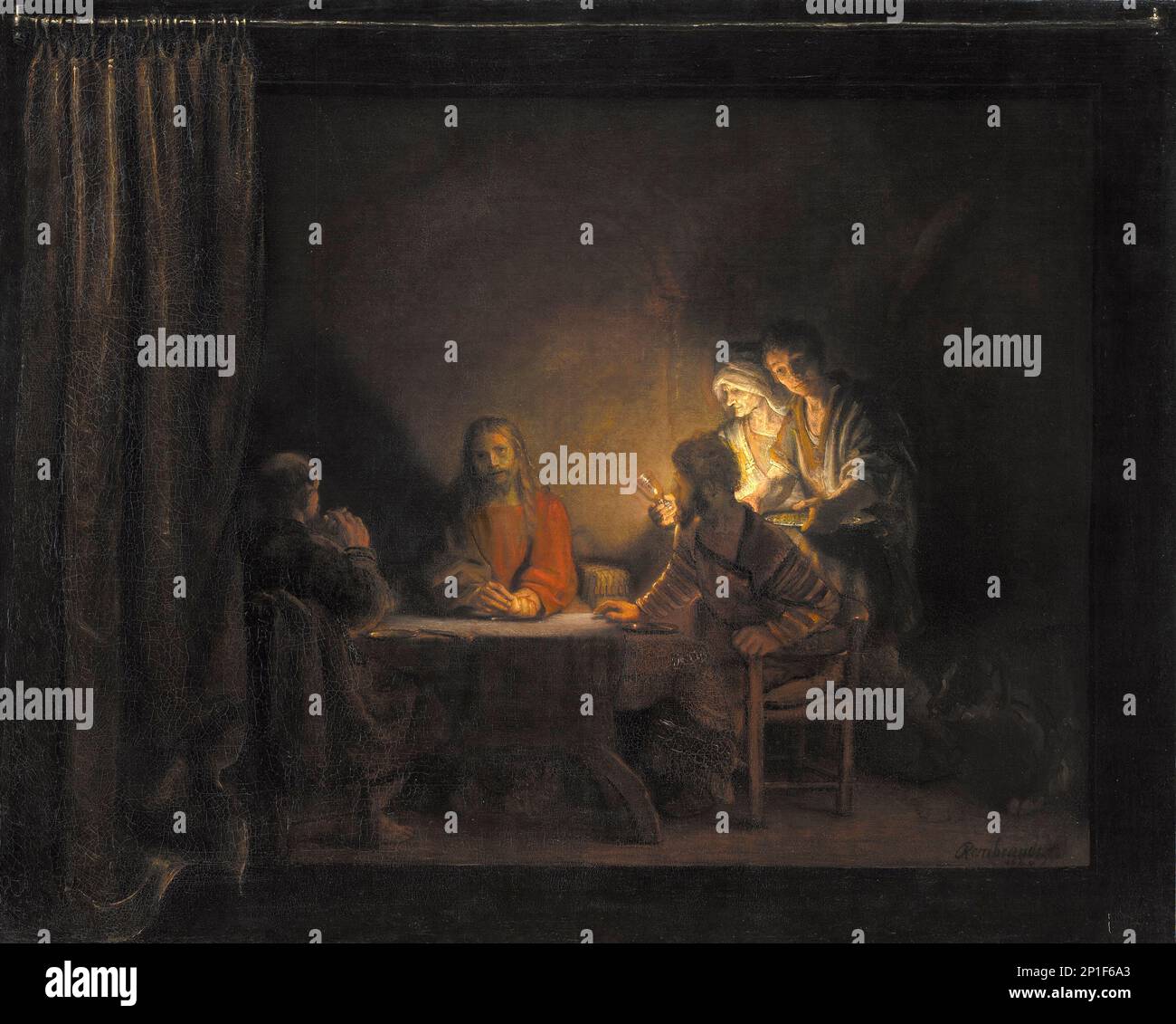 Rembrandt van rijn christ emmaus hi-res stock photography and images ...