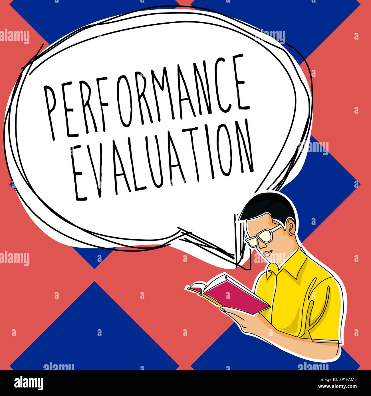 Conceptual caption Performance Evaluation. Business concept the ...
