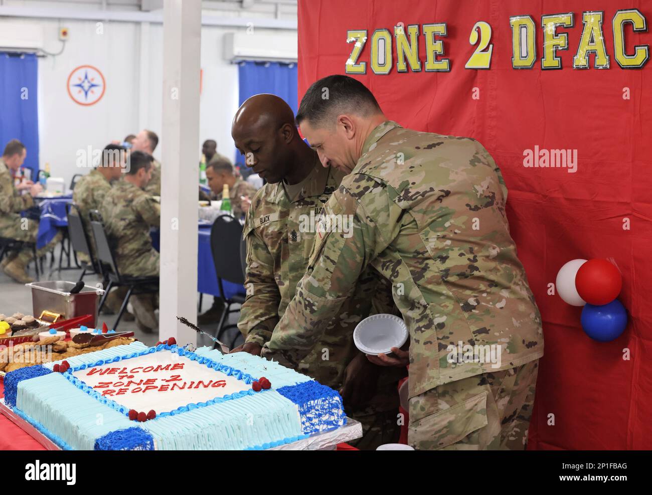 Camp Arifjan has three Dining Facilities. The one in Zone 2 has been ...