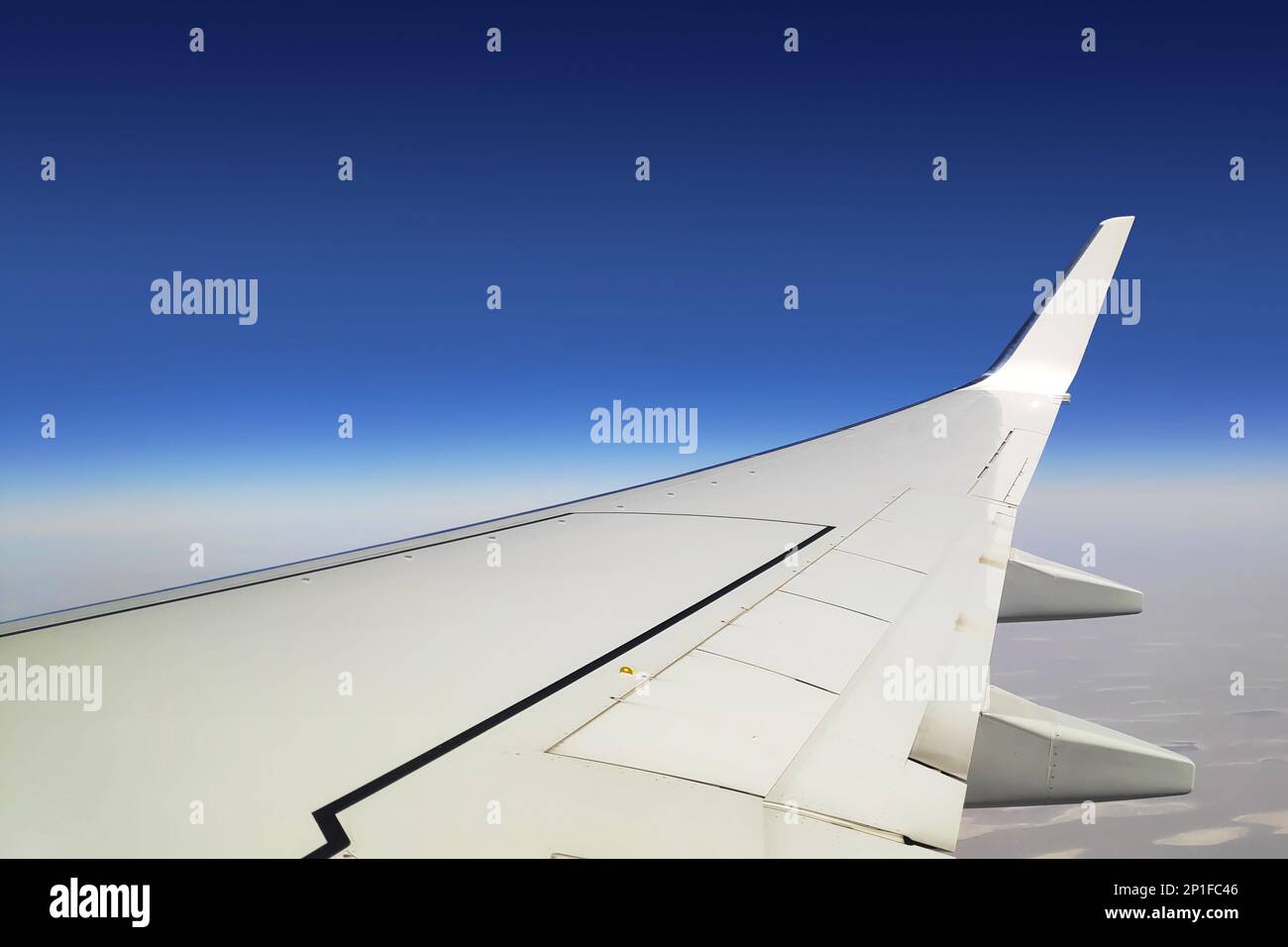 Mid air landscape window airplane hi-res stock photography and images ...