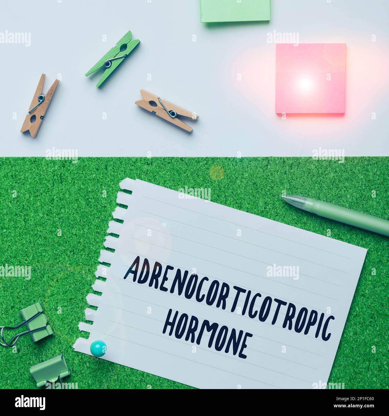 Inspiration showing sign Adrenocorticotropic Hormone. Concept meaning ...
