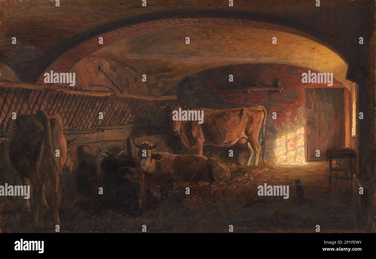 Cowshed interior hi-res stock photography and images - Alamy