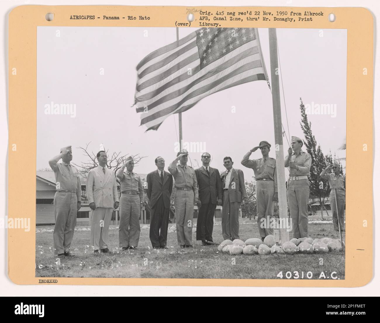 Panama Canal Zone - Rio Hato, Aerial Photograph Stock Photo - Alamy