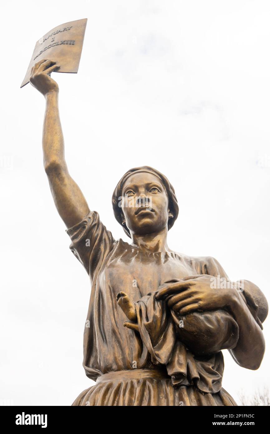 Emancipation and Freedom monument at Browns Island Richmond Virginia ...