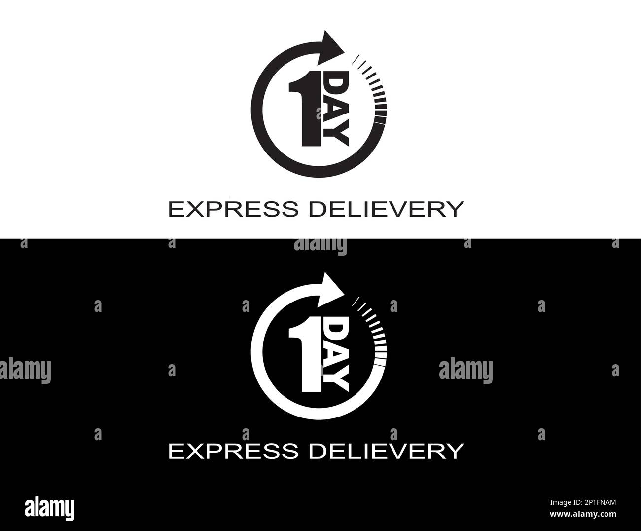 1 hour delivery Stock Vector Images - Alamy