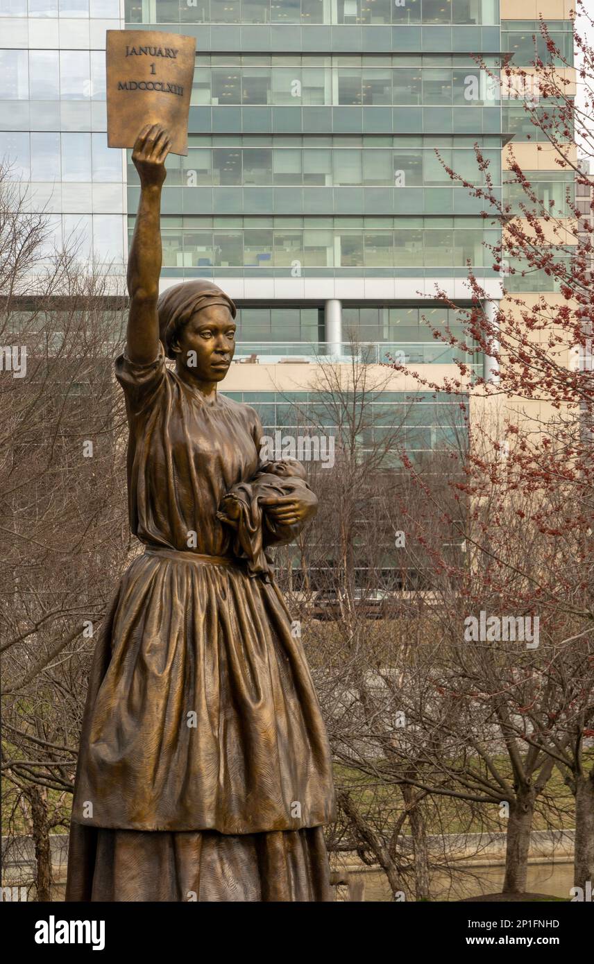 Emancipation and Freedom monument at Browns Island Richmond Virginia ...