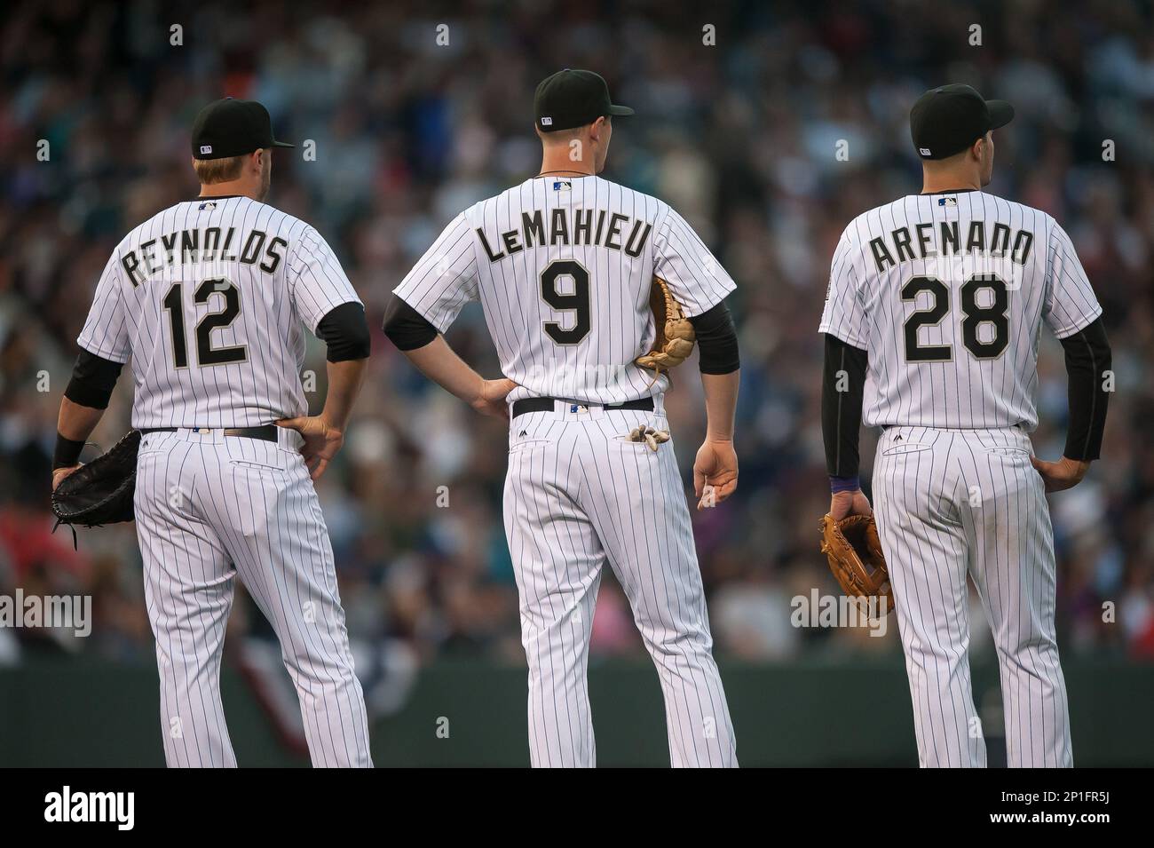 09 APRIL 2016: Colorado Rockies third baseman Mark Reynolds (12 ...