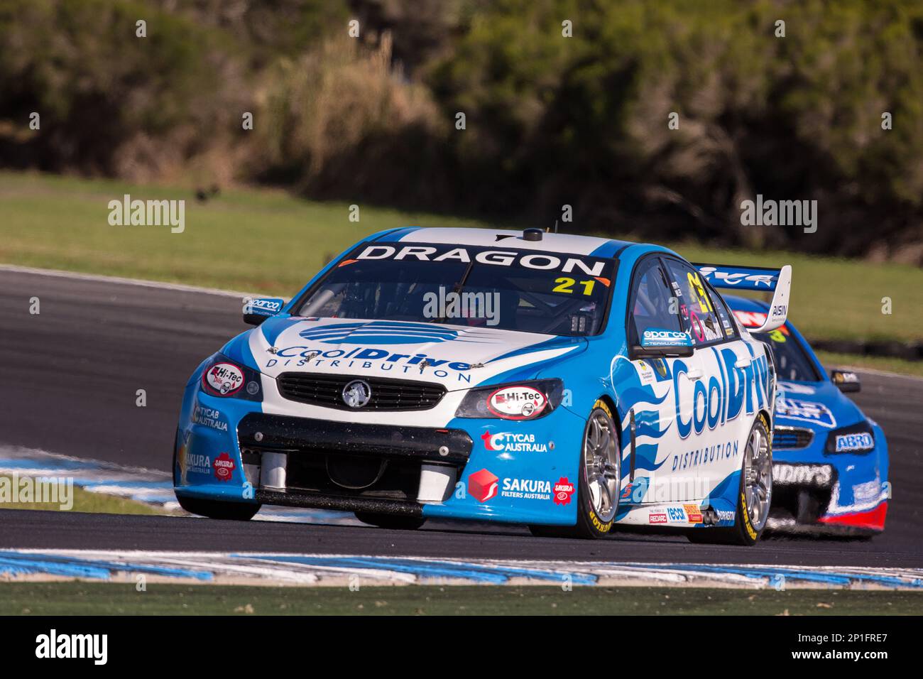 17 Apr 2016: Tim Blanchard (#21) of Team Cooldrive during Race 7 of the V8 Supercars WD-40 ...