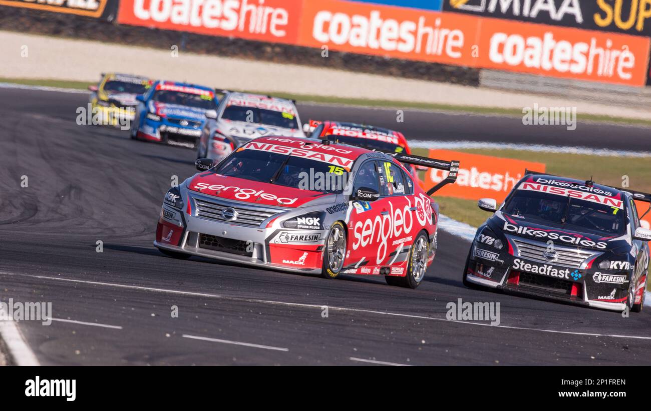 17 Apr 2016: Rick Kelly (#15) of Nissan Motorsport and Todd Kelly (#7 ...
