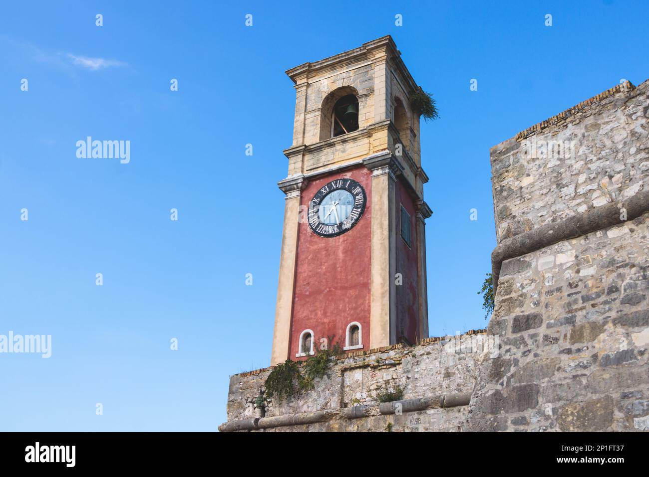 View of Old Venetian Fortress of Corfu, Palaio Frourio, Kerkyra old ...