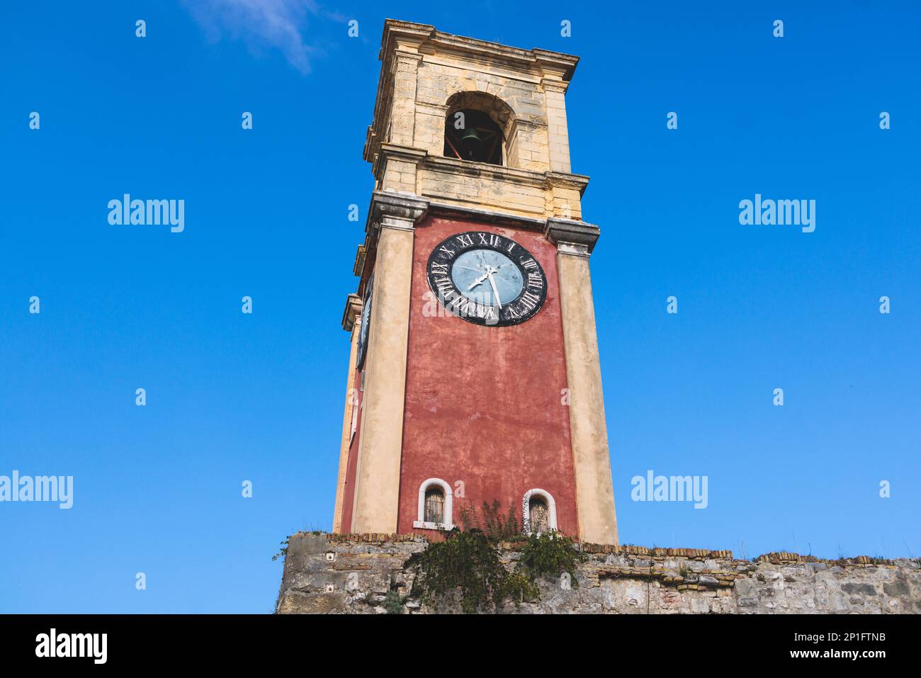 View of Old Venetian Fortress of Corfu, Palaio Frourio, Kerkyra old ...