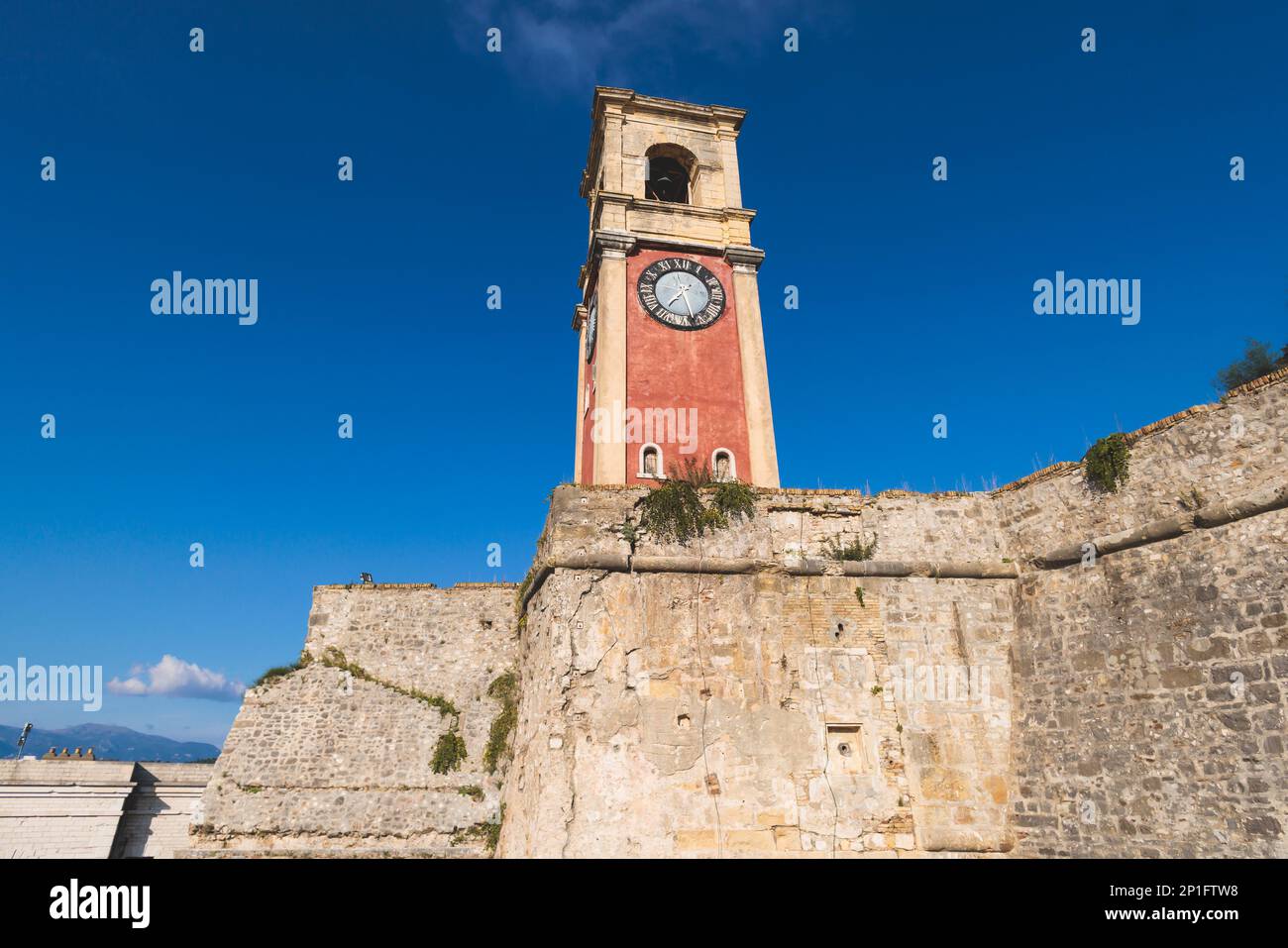View of Old Venetian Fortress of Corfu, Palaio Frourio, Kerkyra old ...