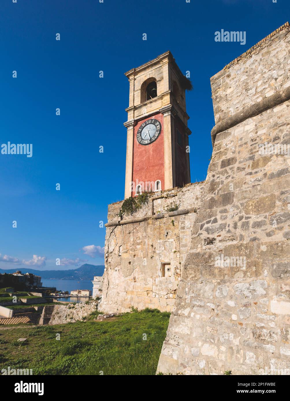 View of Old Venetian Fortress of Corfu, Palaio Frourio, Kerkyra old ...