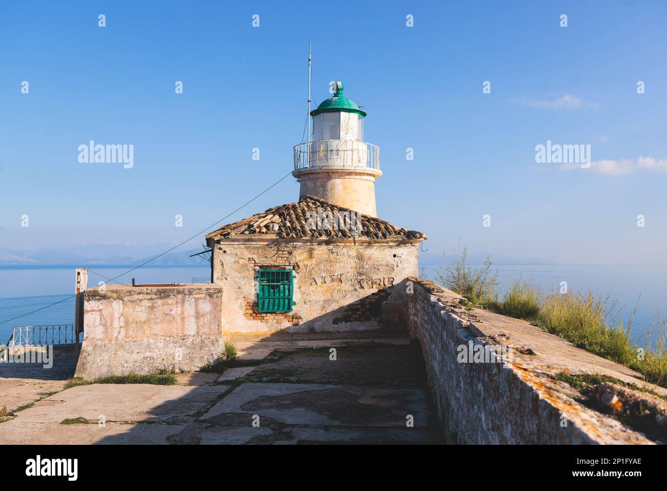 View of Old Venetian Fortress of Corfu, Palaio Frourio, Kerkyra old ...
