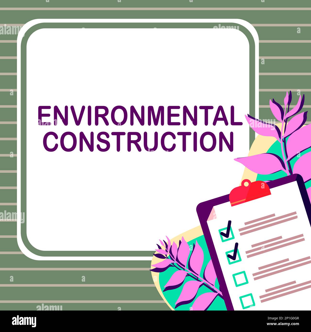 Conceptual display Environmental Construction. Concept meaning ...