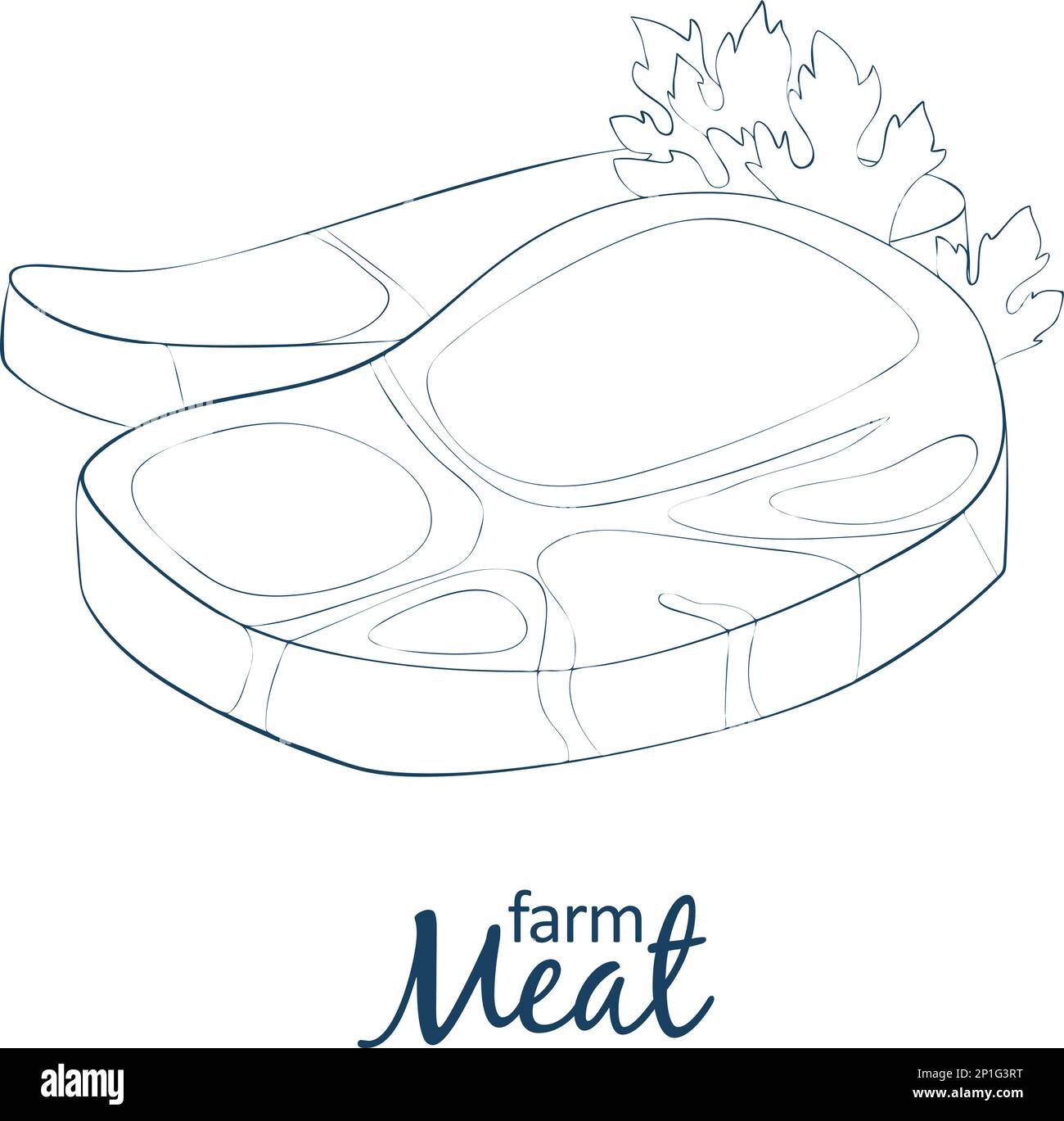 Cartoon meat Cut Out Stock Images & Pictures - Alamy