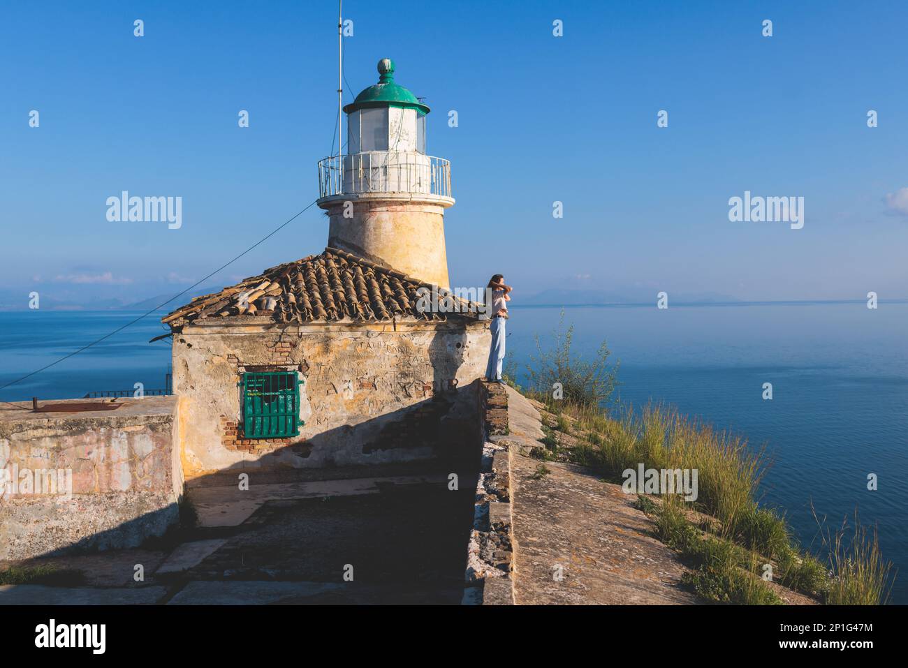 View of Old Venetian Fortress of Corfu, Palaio Frourio, Kerkyra old ...