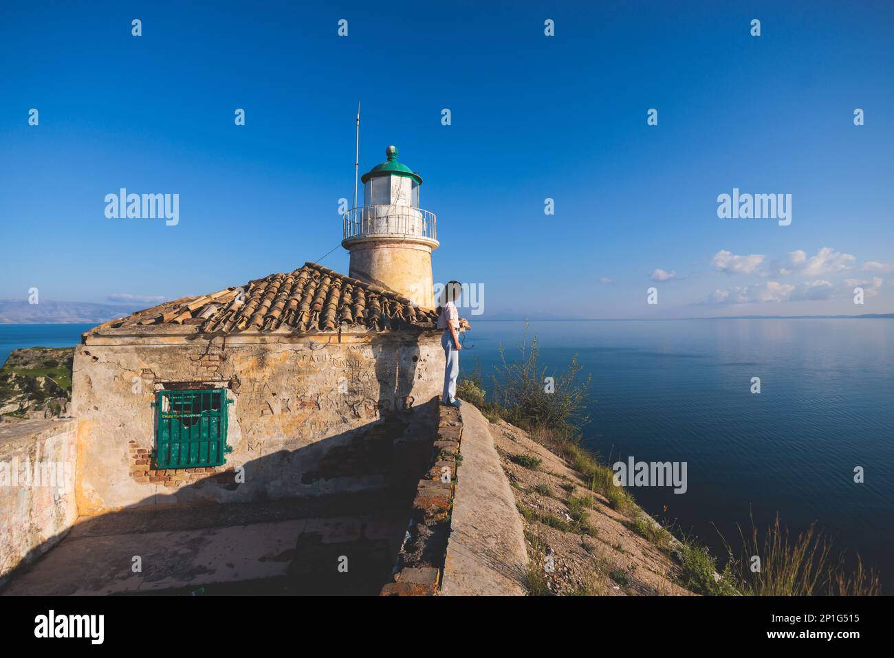 View of Old Venetian Fortress of Corfu, Palaio Frourio, Kerkyra old ...