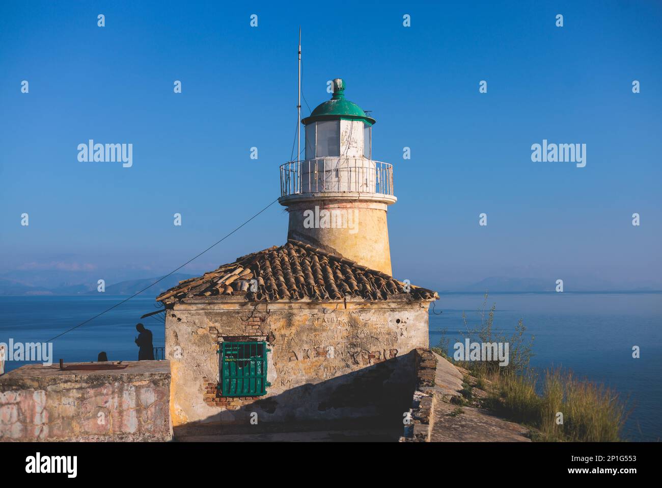 View of Old Venetian Fortress of Corfu, Palaio Frourio, Kerkyra old ...