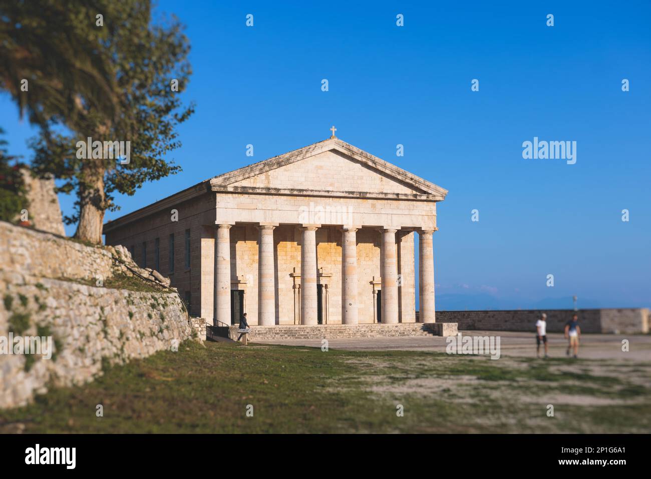 View of Old Venetian Fortress of Corfu, Palaio Frourio, Kerkyra old ...