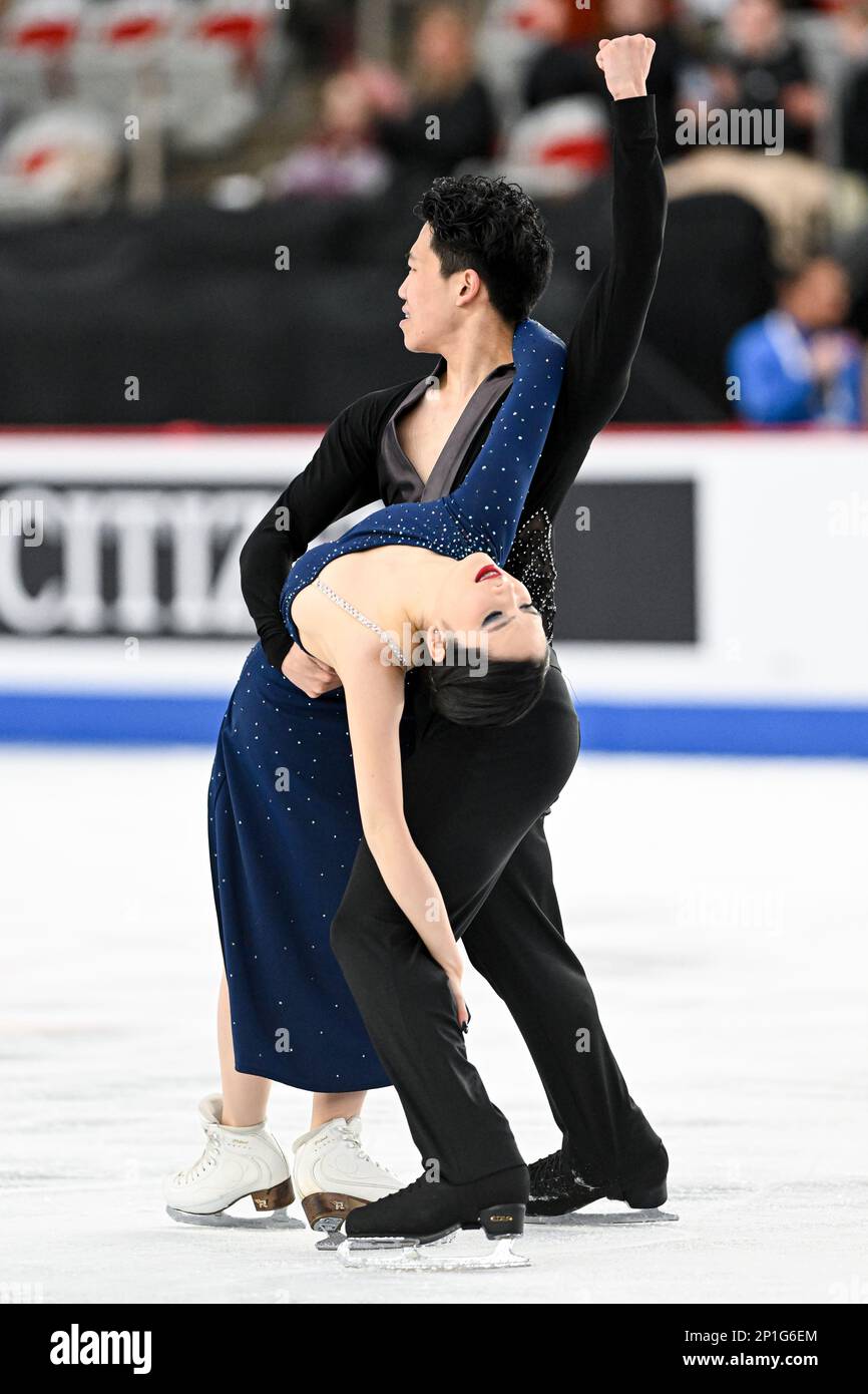 Hannah LIM & Ye QUAN (KOR), during Junior Ice Dance, Rhythm Dance, at ...