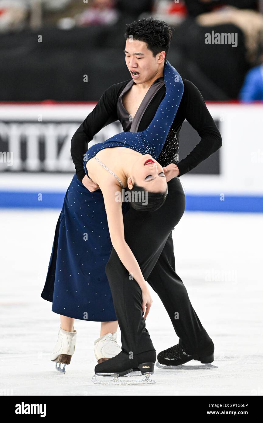 Hannah LIM & Ye QUAN (KOR), during Junior Ice Dance, Rhythm Dance, at ...