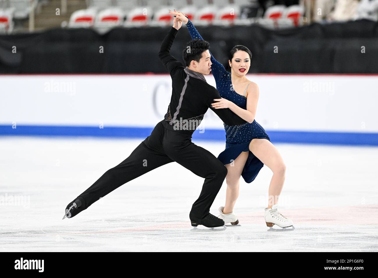 Hannah LIM & Ye QUAN (KOR), during Junior Ice Dance, Rhythm Dance, at ...