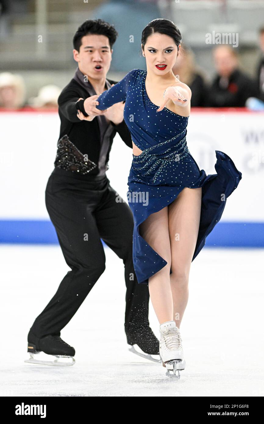 Hannah LIM & Ye QUAN (KOR), during Junior Ice Dance, Rhythm Dance, at ...