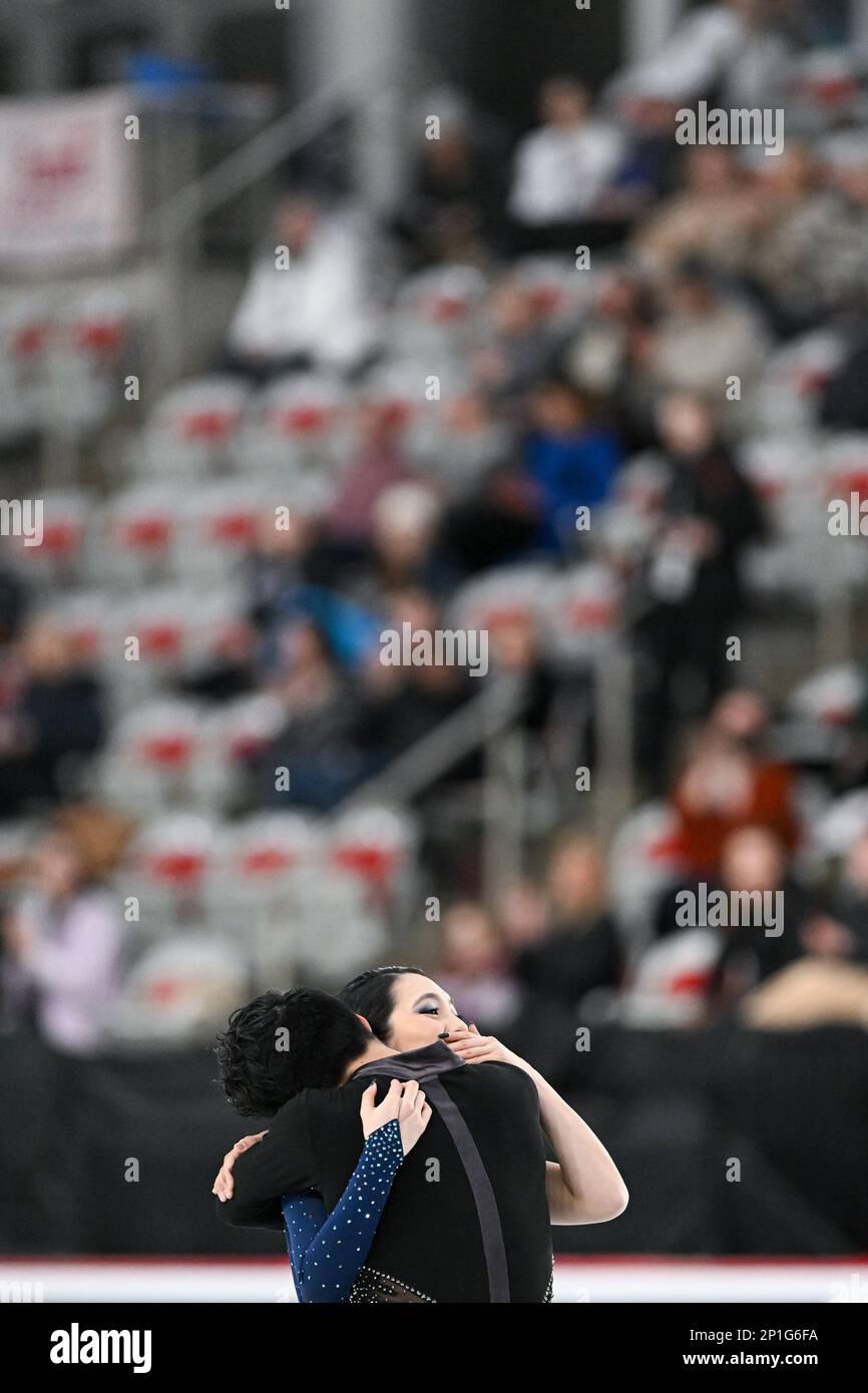 Hannah LIM & Ye QUAN (KOR), during Junior Ice Dance, Rhythm Dance, at ...