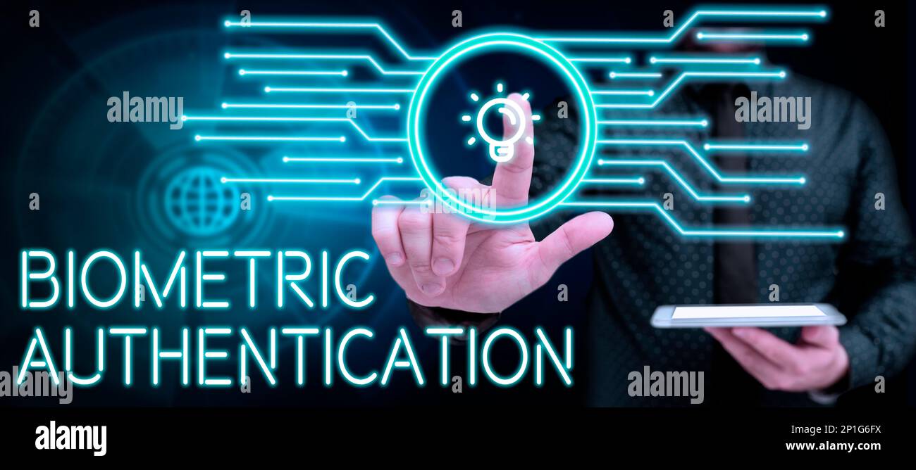 Inspiration showing sign Biometric Authentication. Concept meaning ...