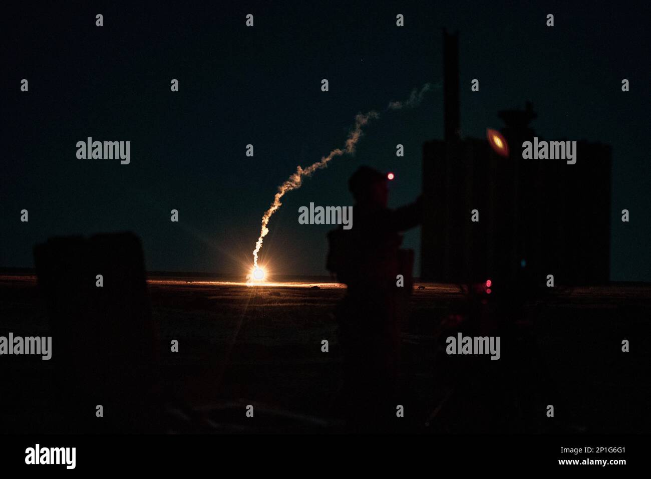 U.S. Marines with Sierra Battery, Battalion Landing Team 1/6, 26th ...