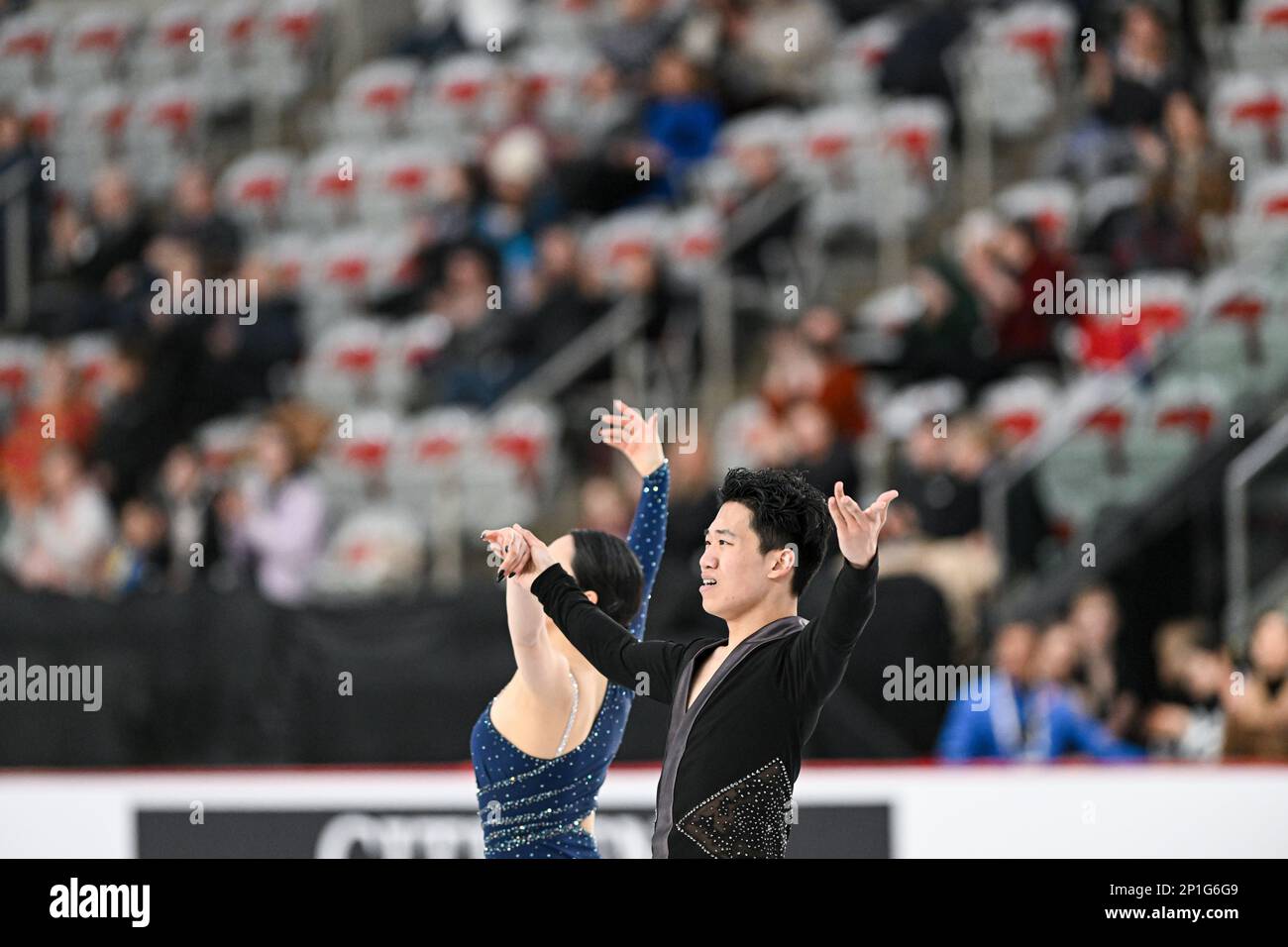 Hannah LIM & Ye QUAN (KOR), during Junior Ice Dance, Rhythm Dance, at ...