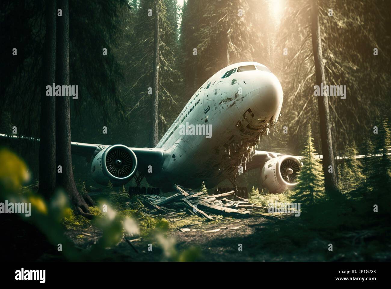 Plane crash aviation accident airplane hi-res stock photography and ...