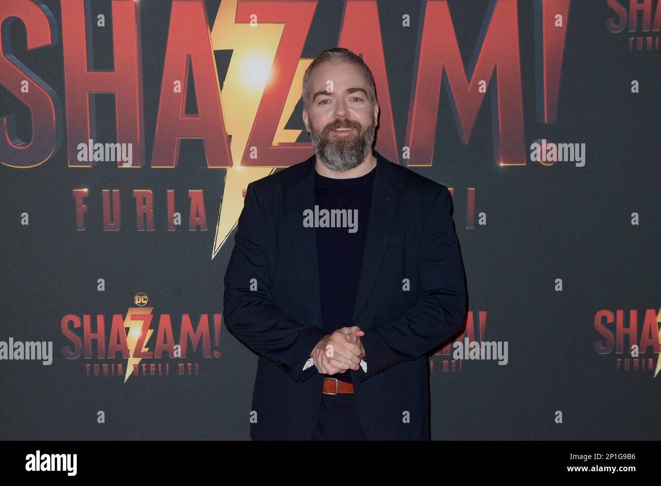 David F. Sandberg attends the red carpet of the premiere of the movie ...