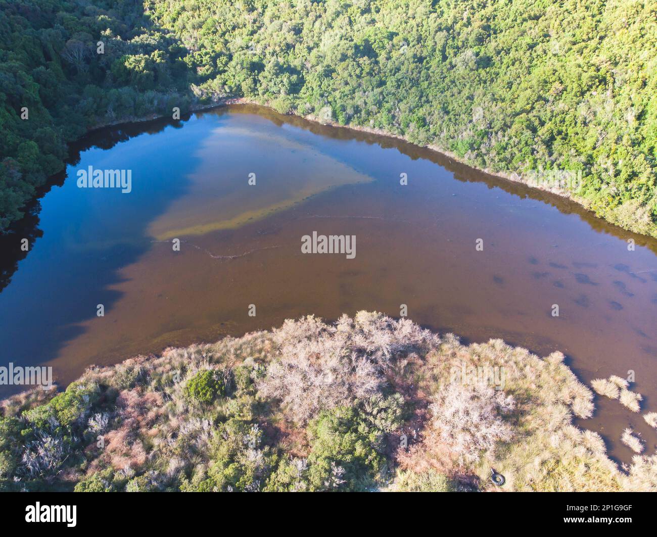View of Erimitis coast landscape near Kassiopi and Agios Stefanos ...
