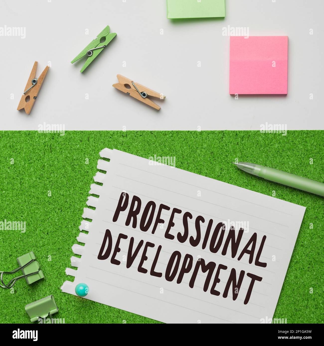 Hand writing sign Professional Development. Business overview Learning ...